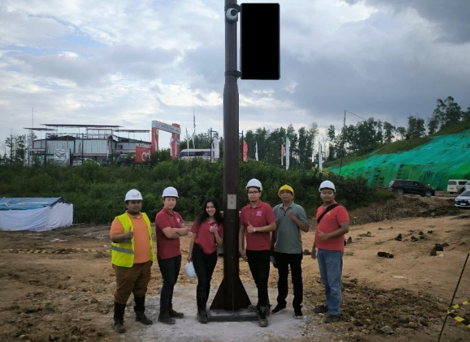 Kolaborasi PINS dan CHT INFINITY Dirikan Smart Pole Pertama di IKN | Telkom