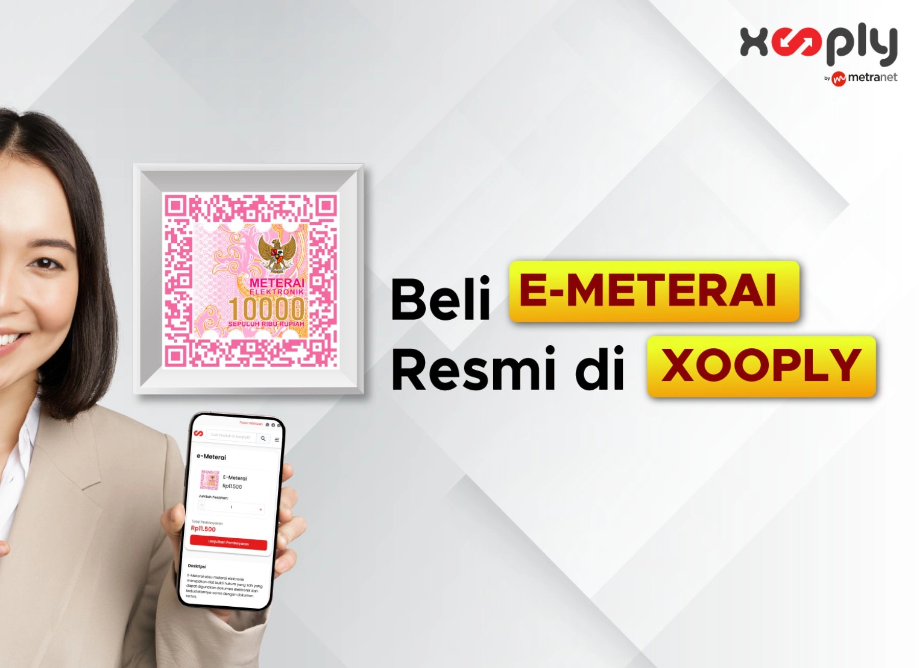 Telkom | Xooply by Metranet Hadirkan Kemudahan Layanan eMeterai